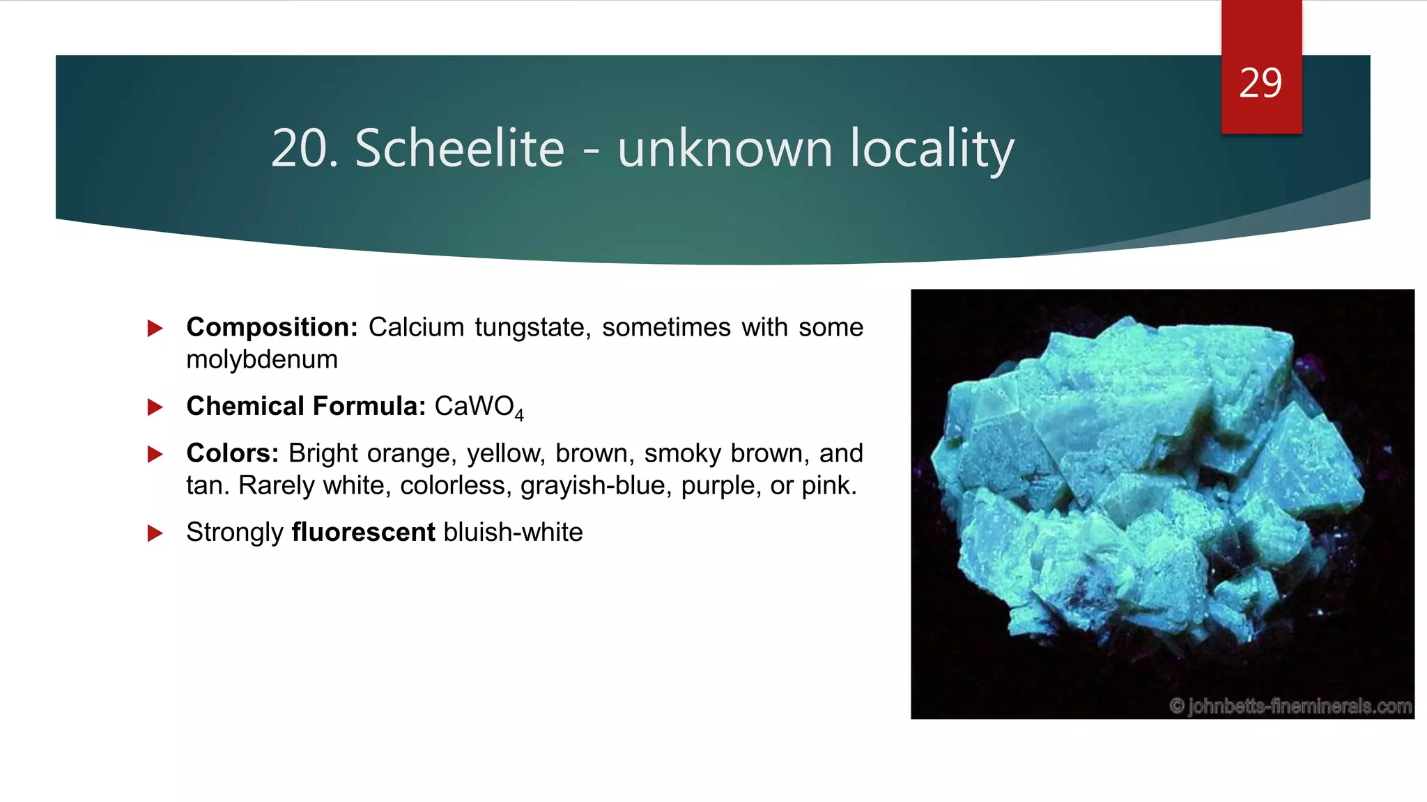 Fluorescent and phosphorescence minerals | PPTX