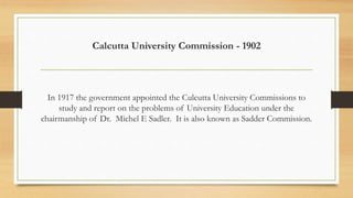 Education Commissions In Colonial India | PPTX