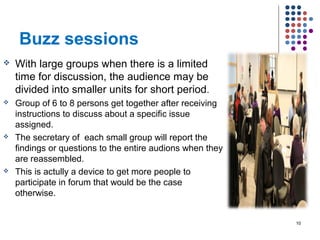 small group discussion tehniques | PPT