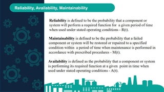 Reliability Availability Maintainability | PPTX