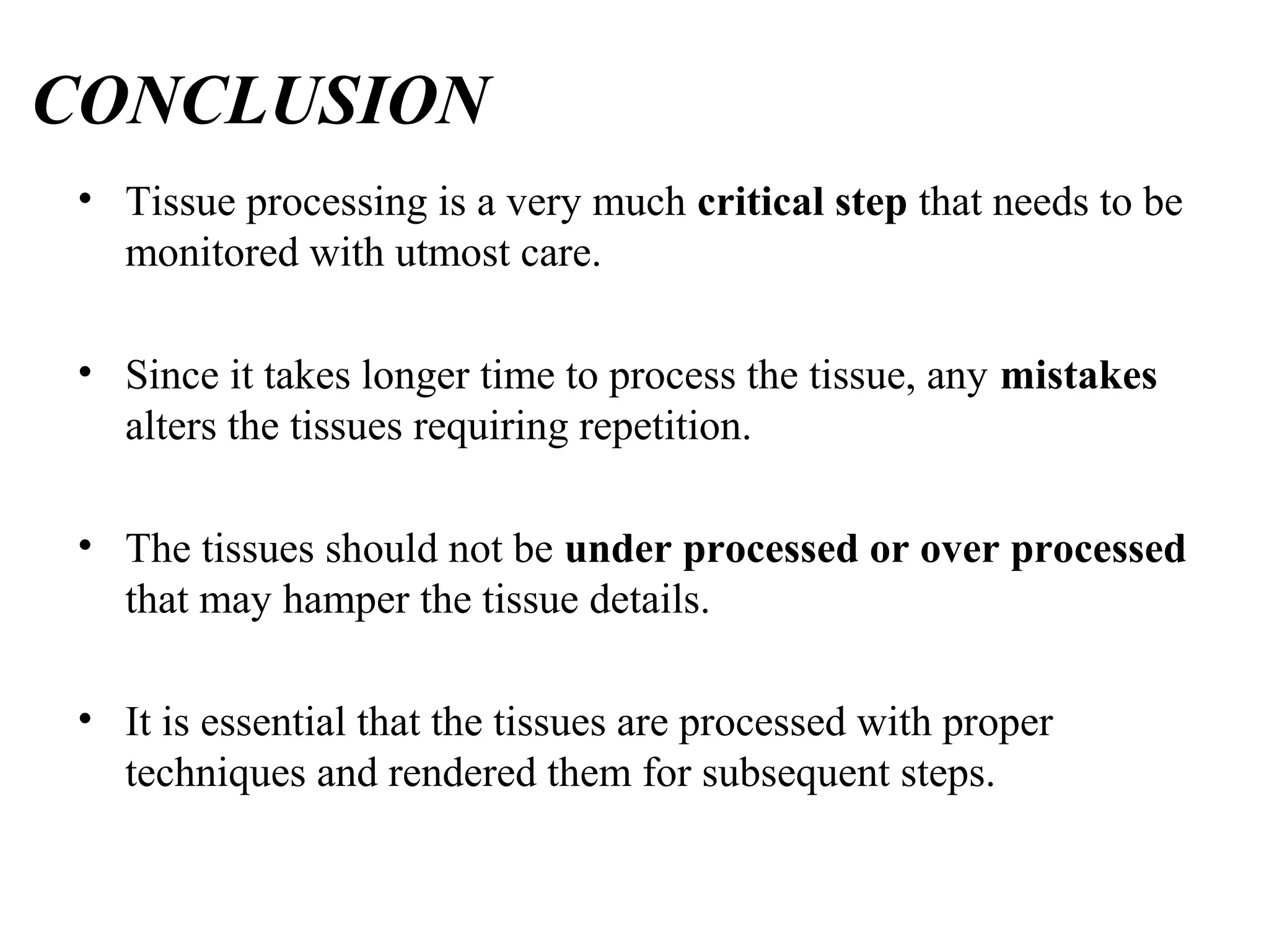 Tissue Processing | PPT