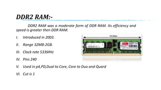 ram types ram types ram types ram types ram types | PPTX