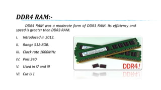 ram types ram types ram types ram types ram types | PPTX