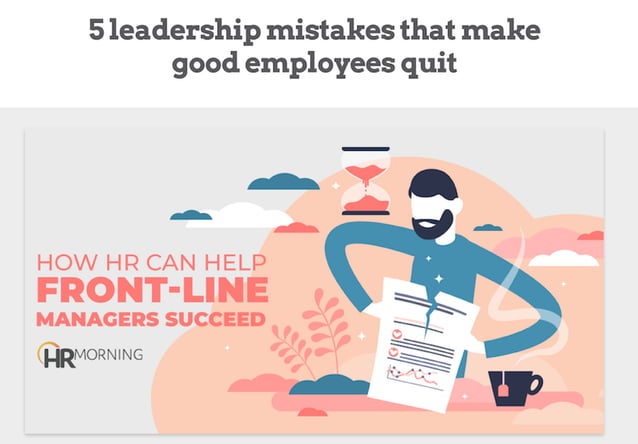 5 Leadership mistakes that make employees quit | PDF