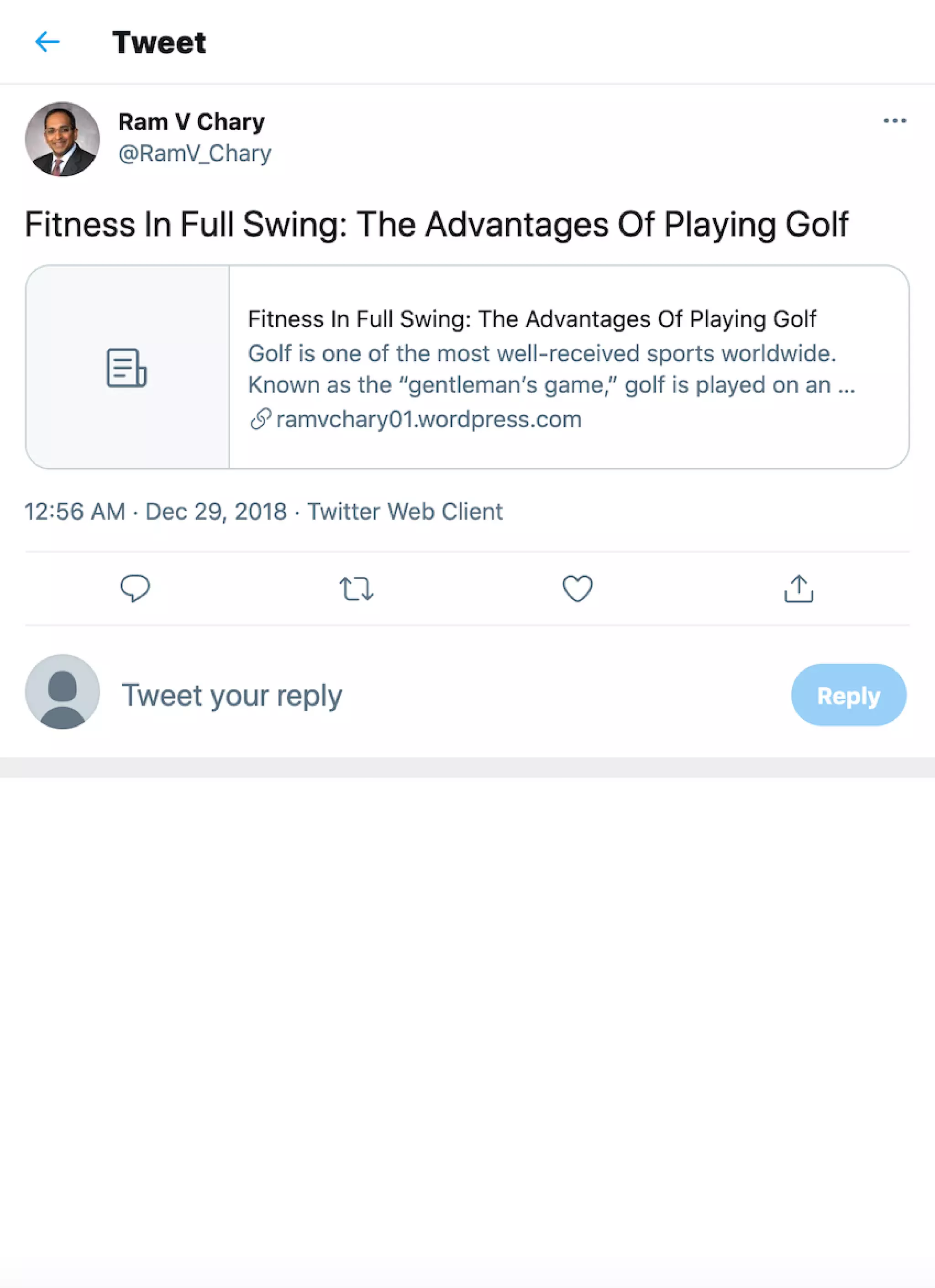 Fitness in full swing: The advantages of playing golf | PDF