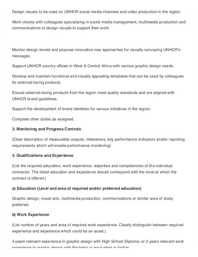 Graphic Designer – UNOPS LICA 7 | PDF