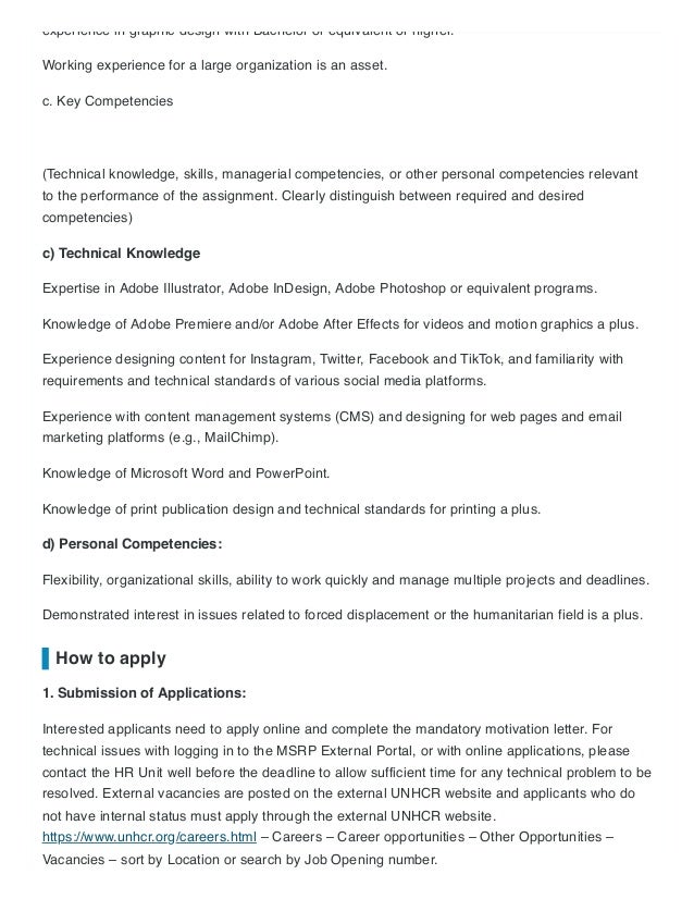 Graphic Designer – UNOPS LICA 7 | PDF