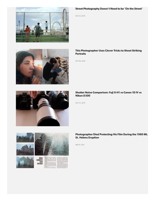 Street Photography Doesn’t Need to be ‘On the Street’ | PDF