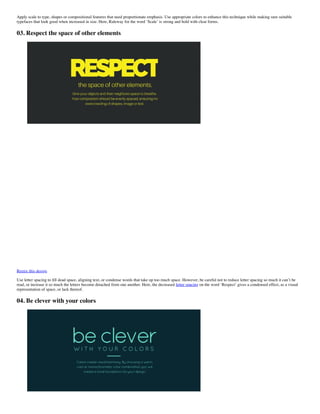 25 epic graphic design tips for non-designers | PDF