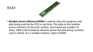Ram vs Rom explanation and differences.pptx