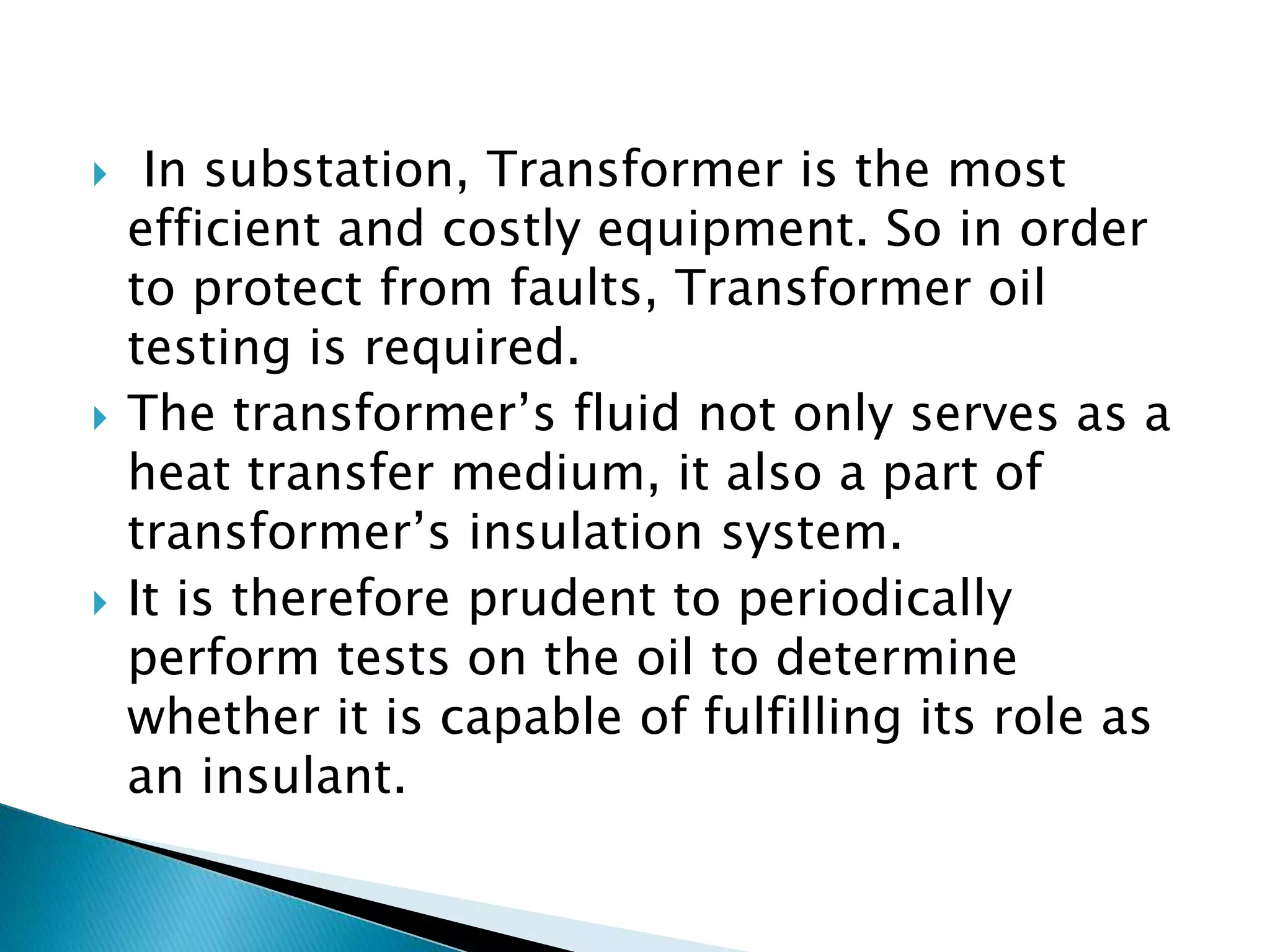 Dissolved Gas Analysis in Transformer Oil | PPTX