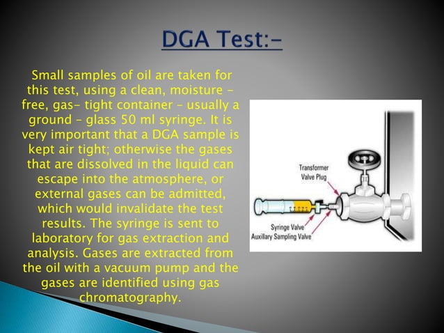 Dissolved Gas Analysis in Transformer Oil | PPTX | Chemistry | Science