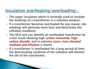 Dissolved Gas Analysis in Transformer Oil | PPTX