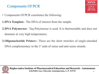 PCR and RT-PCR | PPTX