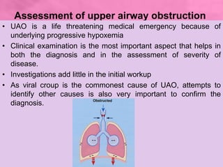 Upper Vs Lower Airway Obstruction