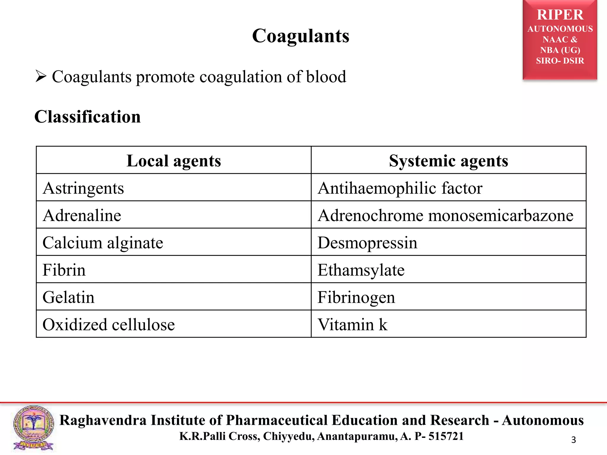 Anticoagulants | PPTX