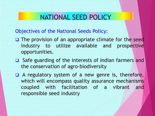 Quality Seed Production in Agriculture | PPTX