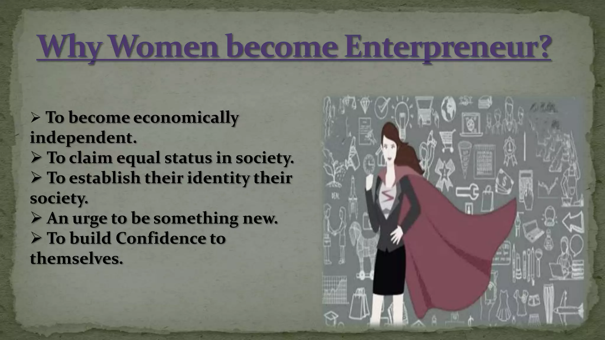 Women entrepreneur | PPT