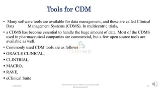 Clinical Data Management importance in Clinical Trials | PPT