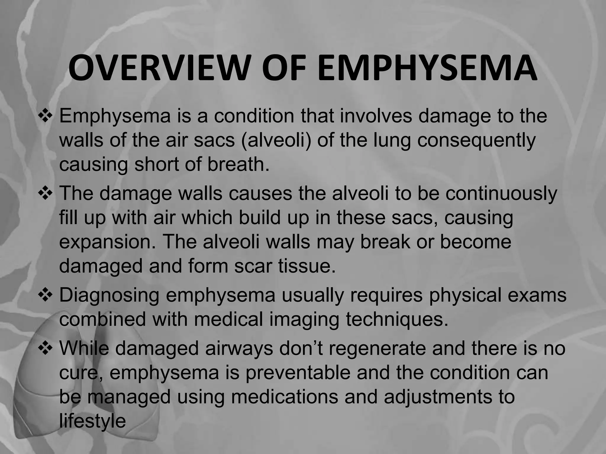 Emphysema | PPTX