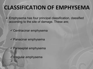 Emphysema | PPTX