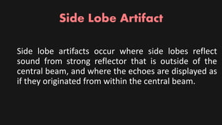 Side lobes and Harmonic Imaging | PPTX