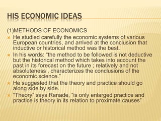 Contributions Of Mahadeo Govind Ranade | PPTX