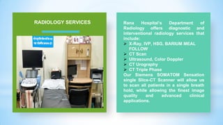 hospital infrastructure with departments | PDF