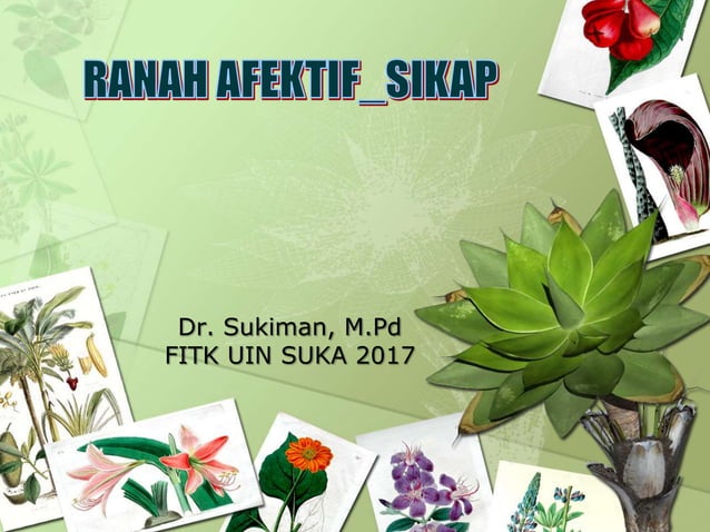 Ranah sikap afektif | PPT