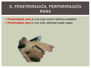 Rana i cijeljenje rane | PPSX