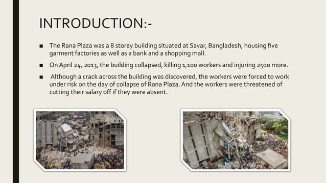 Rana plaza collapse | PPTX
