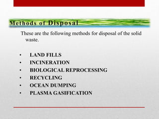 Research proposal of solid waste management | PPTX