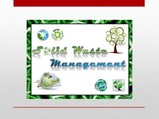 Research proposal of solid waste management | PPTX