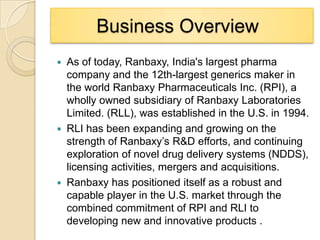 Ranbaxy | PPT