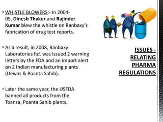 Ranbaxy crisis | PPT