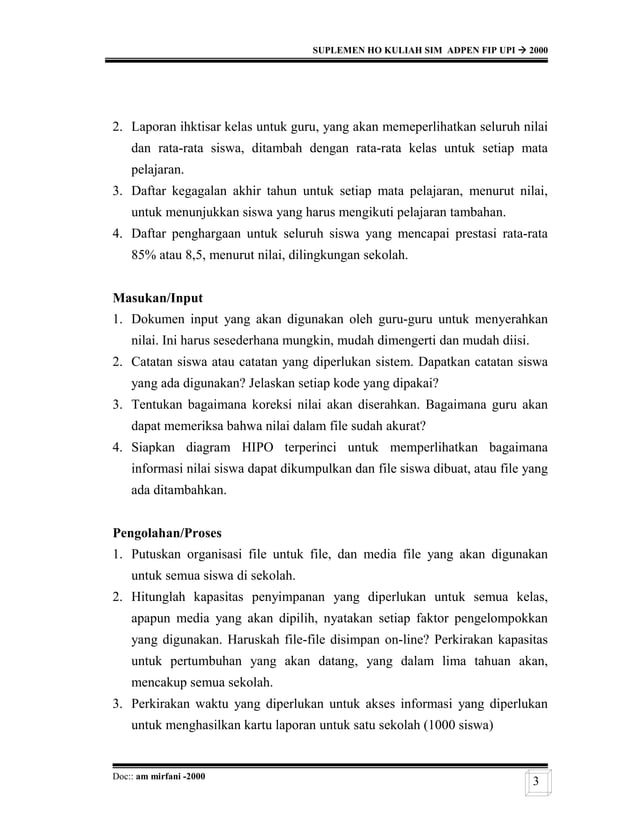 Rancang Bangun Sistem Informasi Manajemen Sekolah | PDF