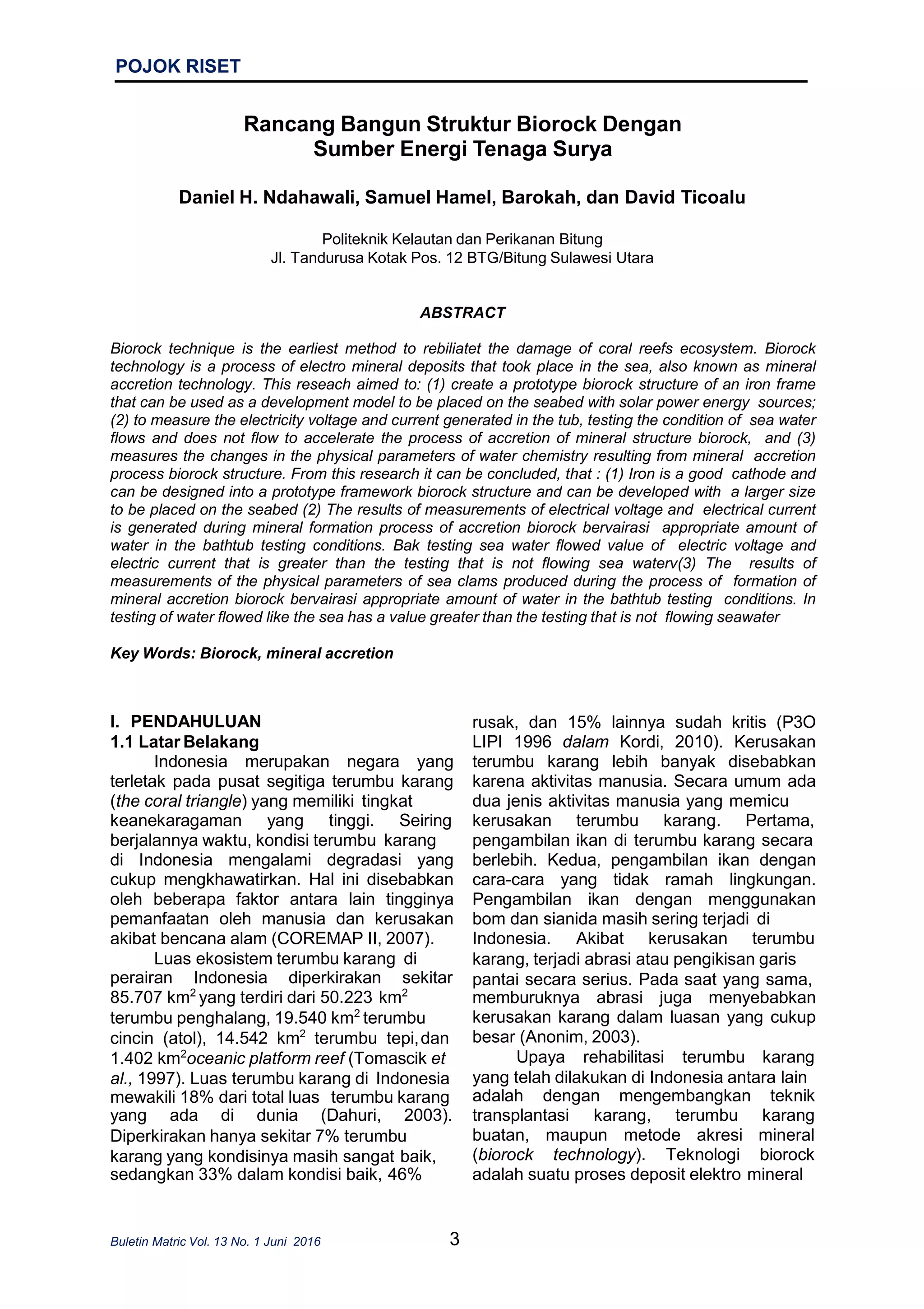 Rancang bangun-struktur-biorok | PPTX