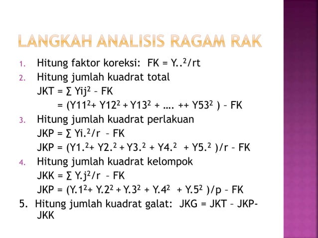 Rancangan acak kelompok | PPT