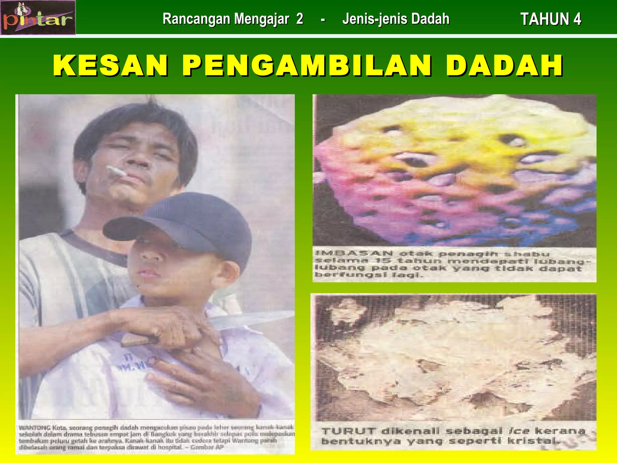 Jenis-Jenis Dadah | PPT