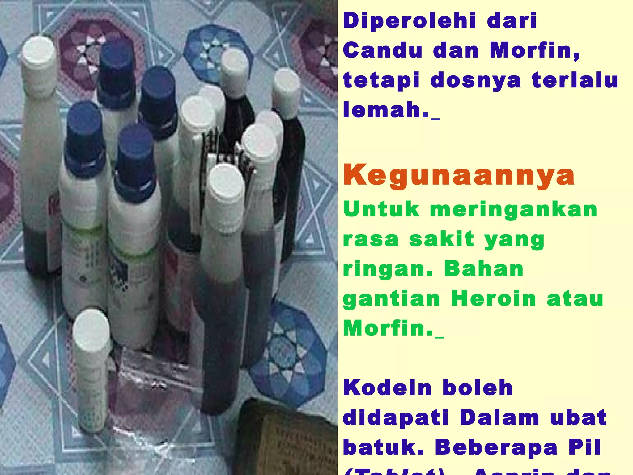 Jenis-Jenis Dadah | PPT