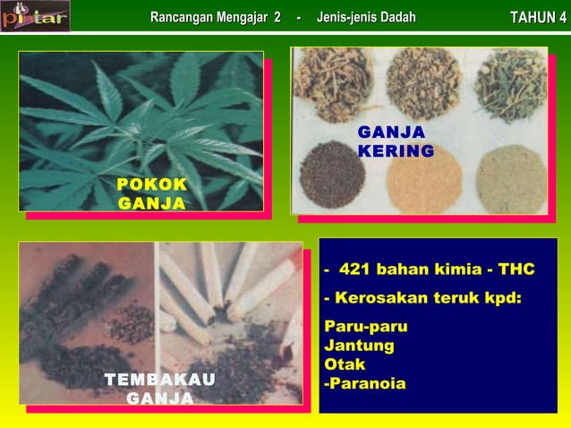 Jenis-Jenis Dadah | PPT