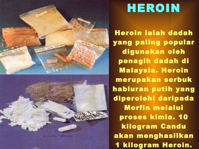 Jenis-Jenis Dadah | PPT