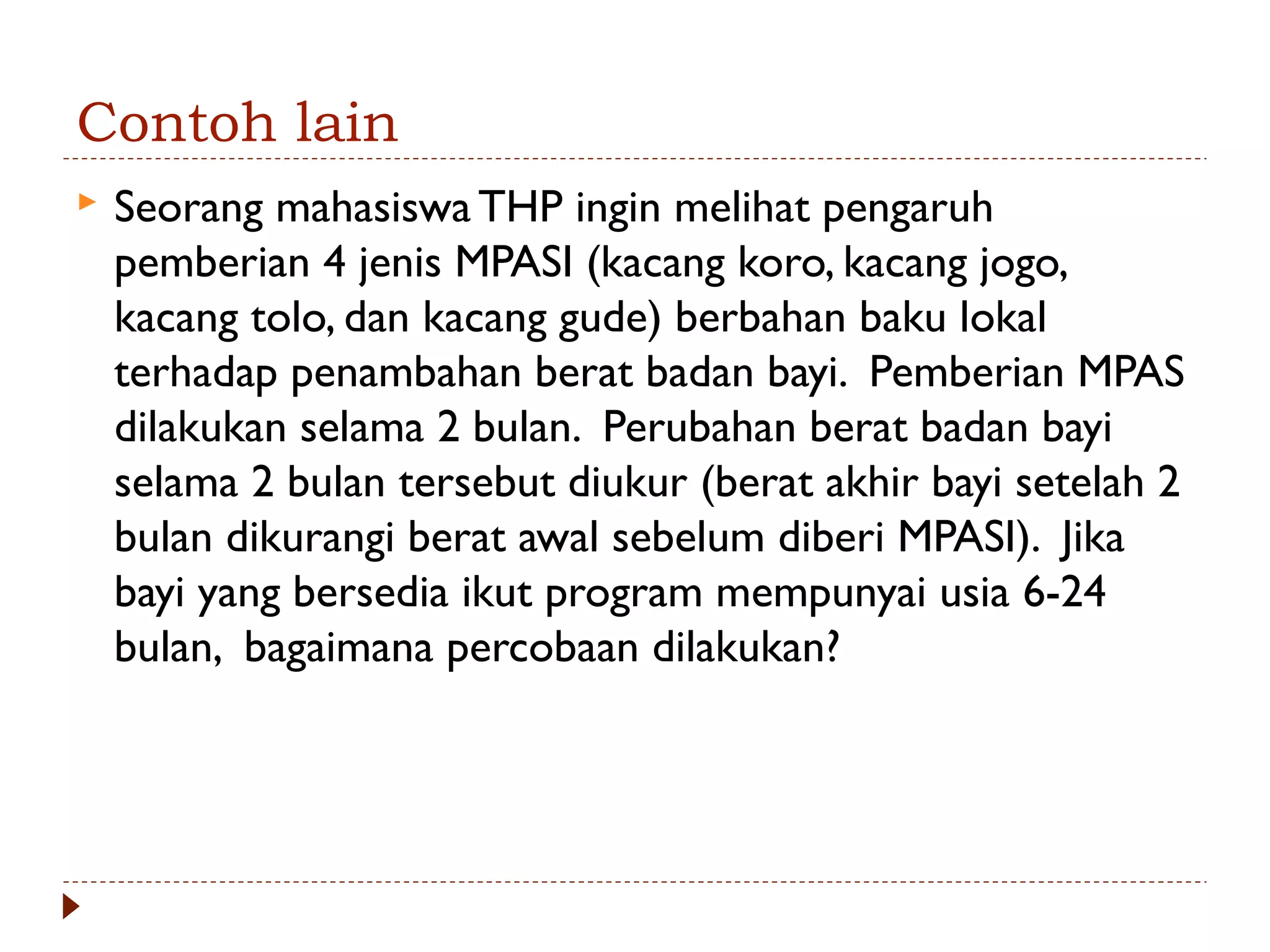 Rancangan acak kelompok (rak) | PPT