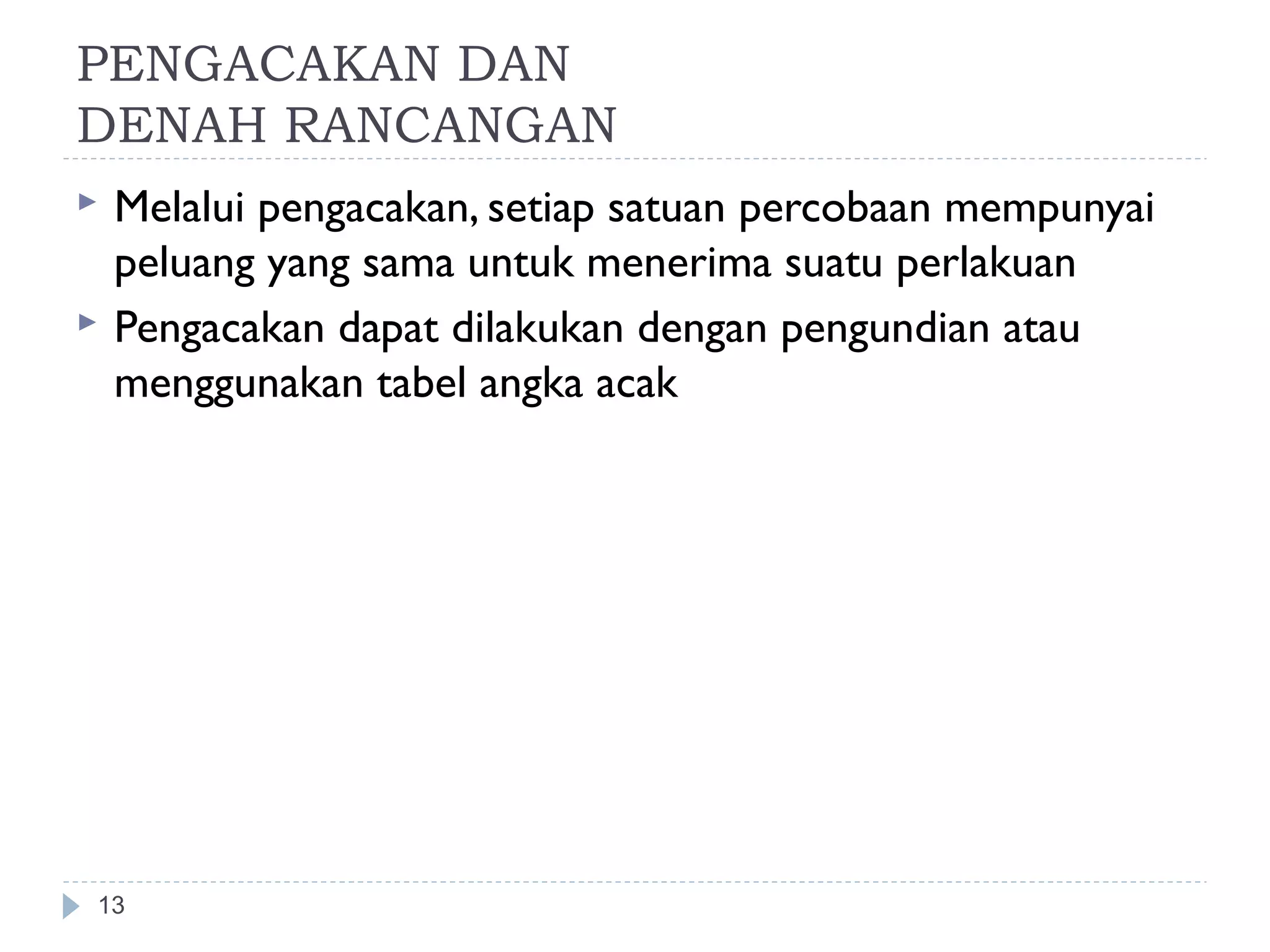 Rancangan acak lengkap (ral) | PPT