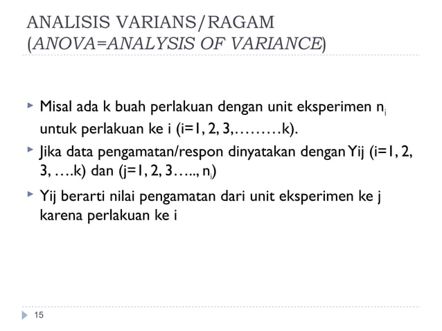 Rancangan acak lengkap (ral) | PPT