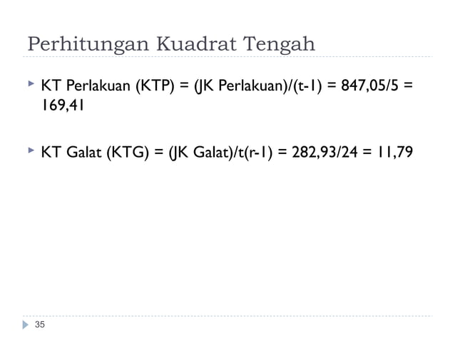 Rancangan acak lengkap (ral) | PPT