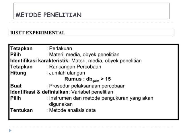 Rancangan acak lengkap (ral) | PPT
