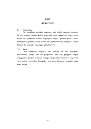 Rancangan desain bujur sangkar latin | PDF