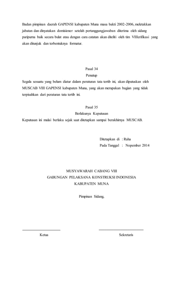 Rancangan jadwal acara dan tata tertib | DOCX