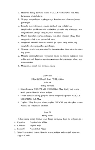 Rancangan jadwal acara dan tata tertib | DOCX